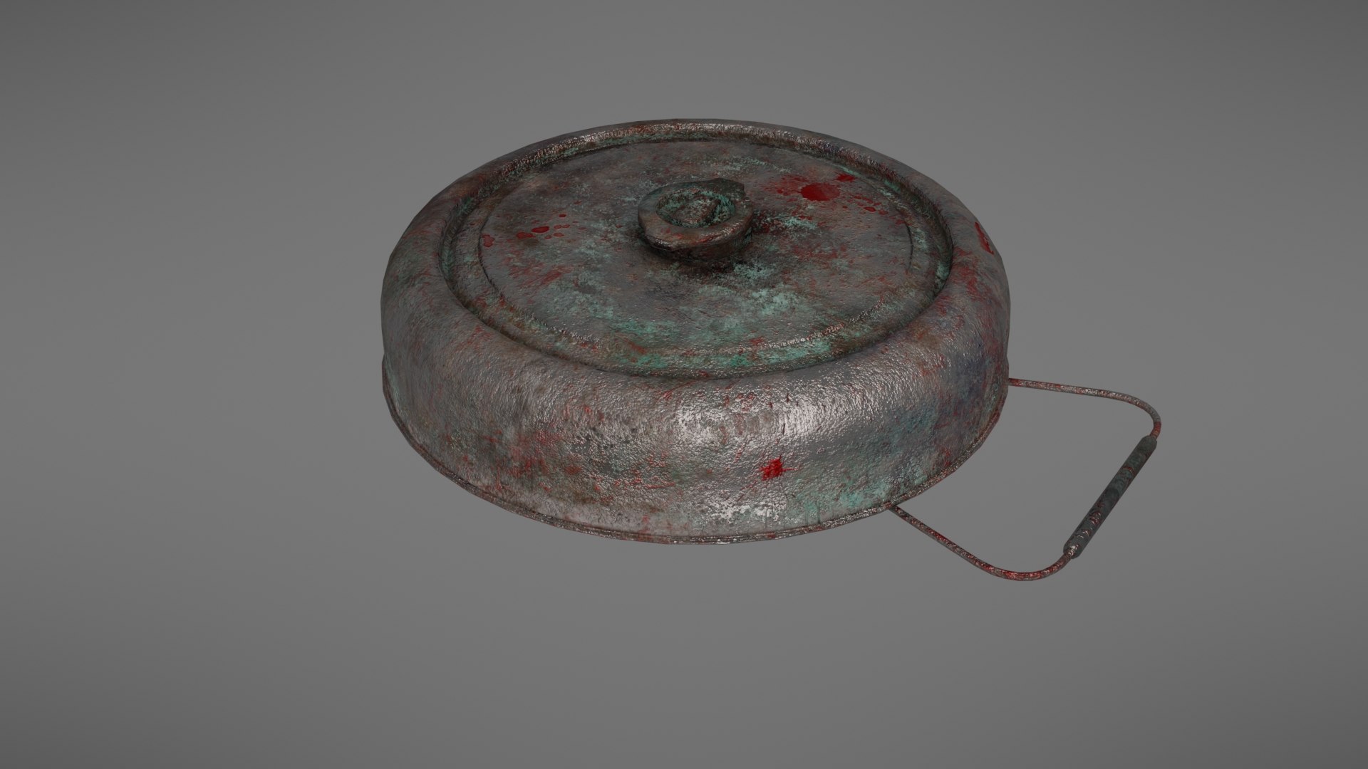 Landmine war model - TurboSquid 1393188