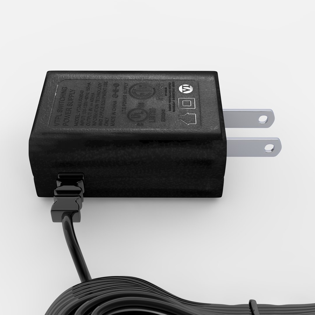 Power Adapter 3D Model - TurboSquid 1602928