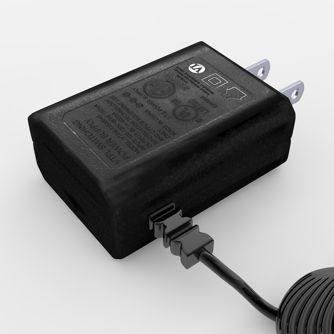 Power Adapter 3D Model - TurboSquid 1602928