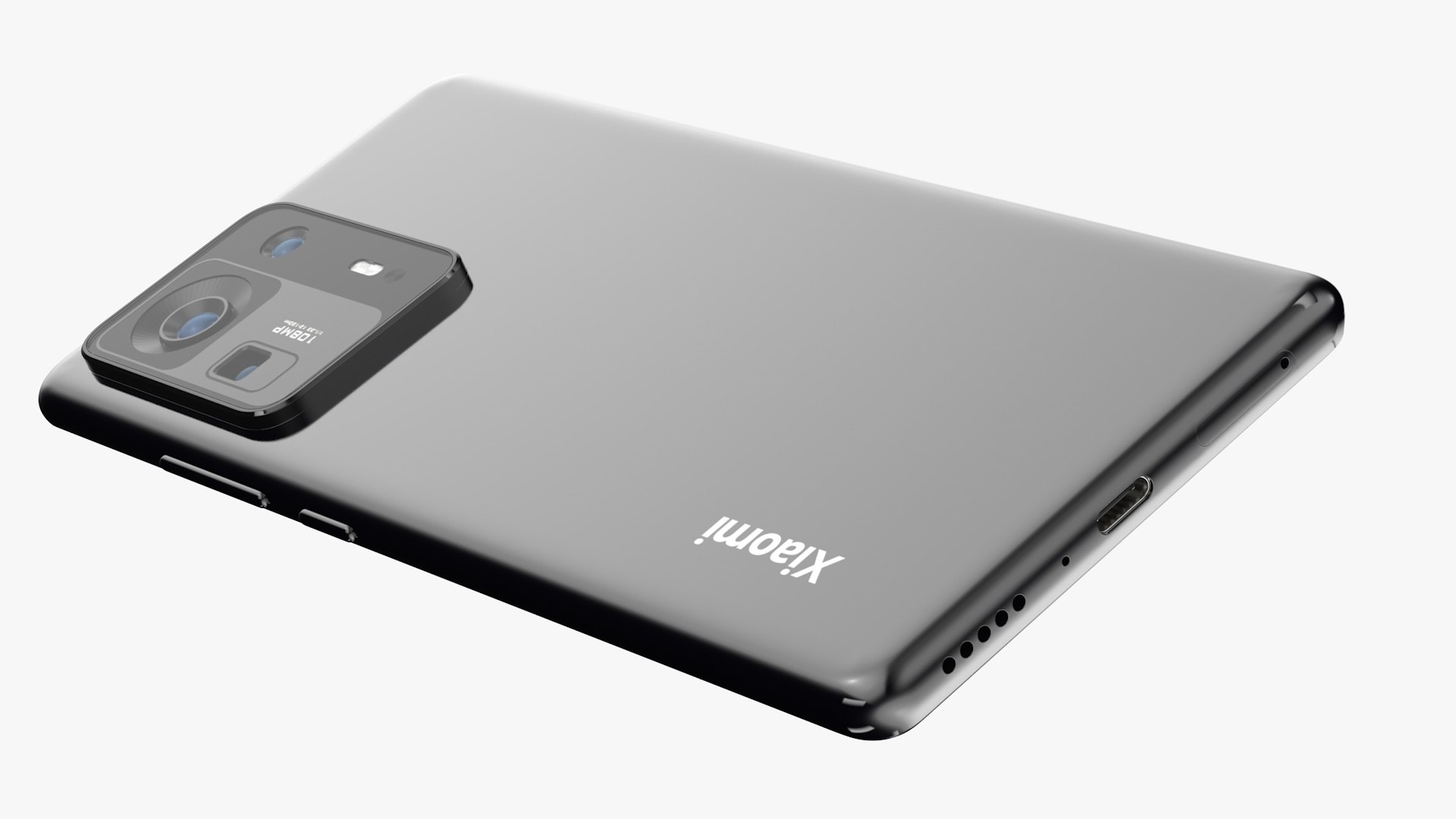 3D Xiaomi Mi Mix 4 Ceramic Black model - TurboSquid 1777928