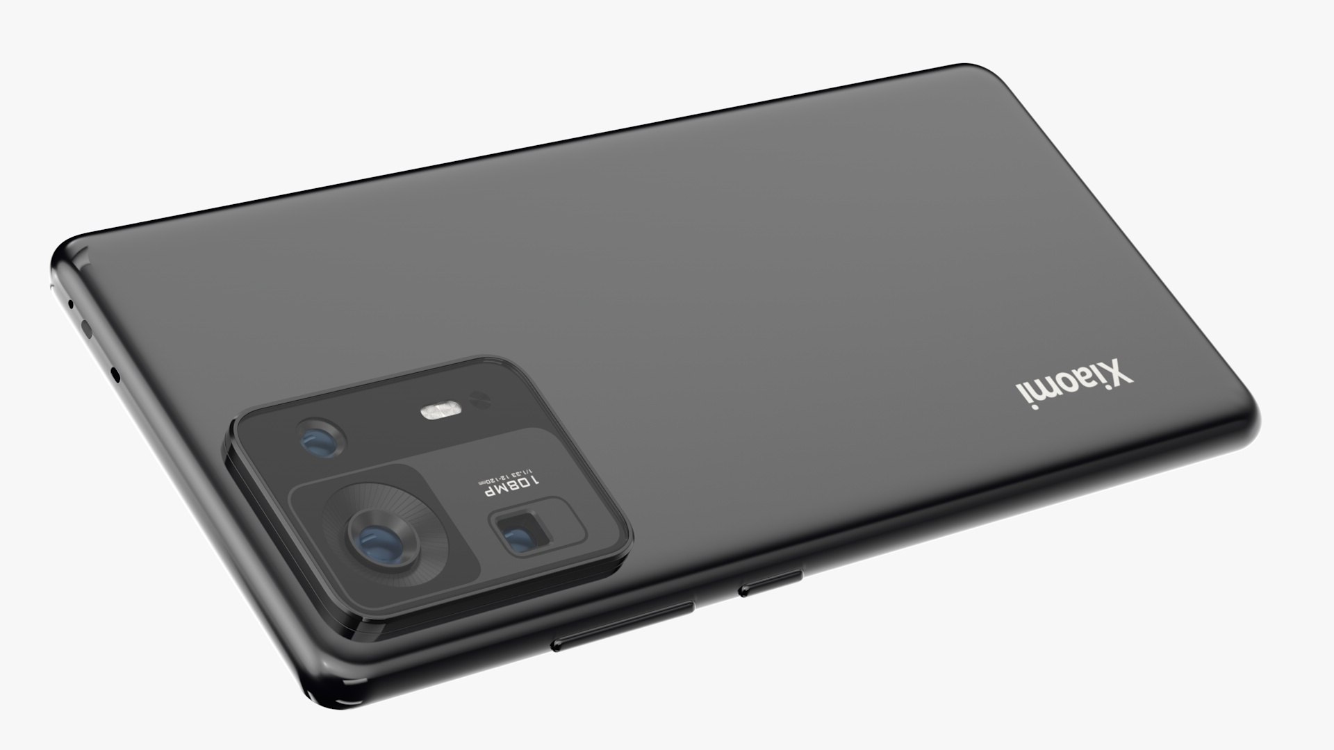 3D Xiaomi Mi Mix 4 Ceramic Black model - TurboSquid 1777928