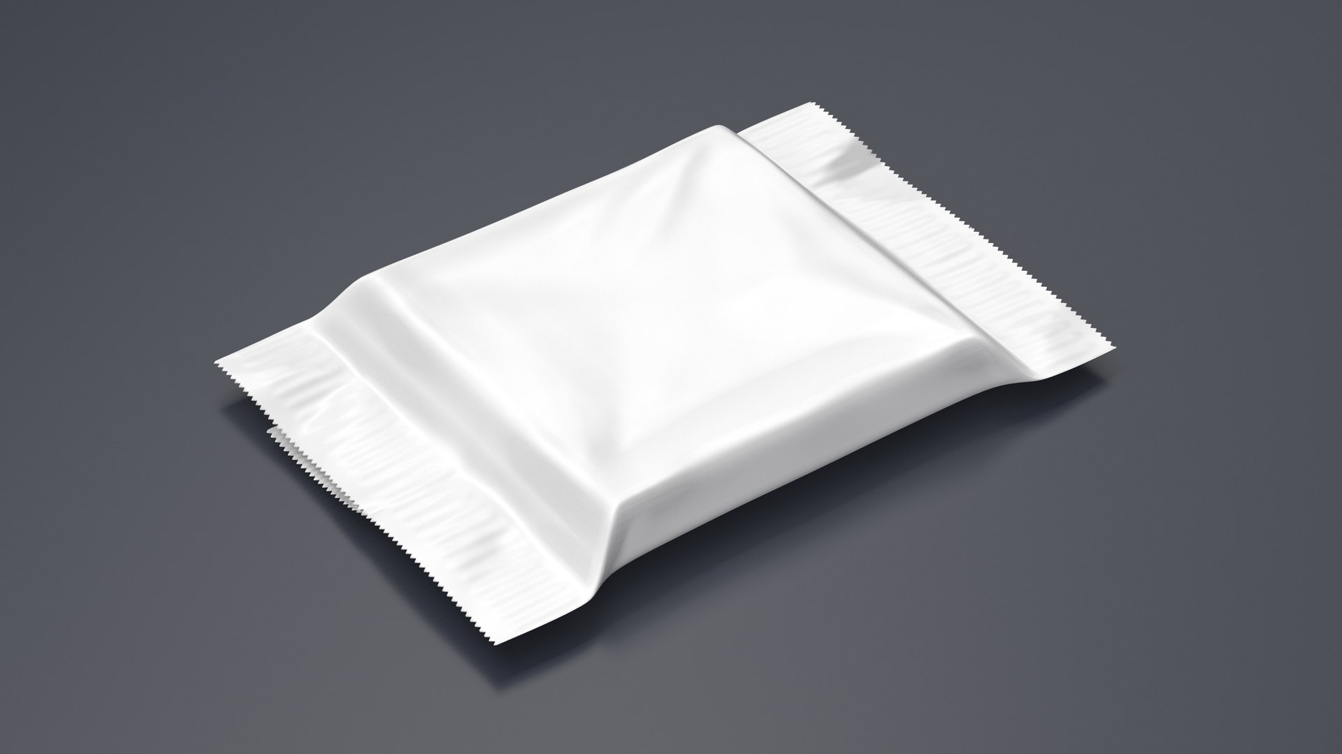 3D Model White Wrapper Square Chocolate Bar - TurboSquid 2208866
