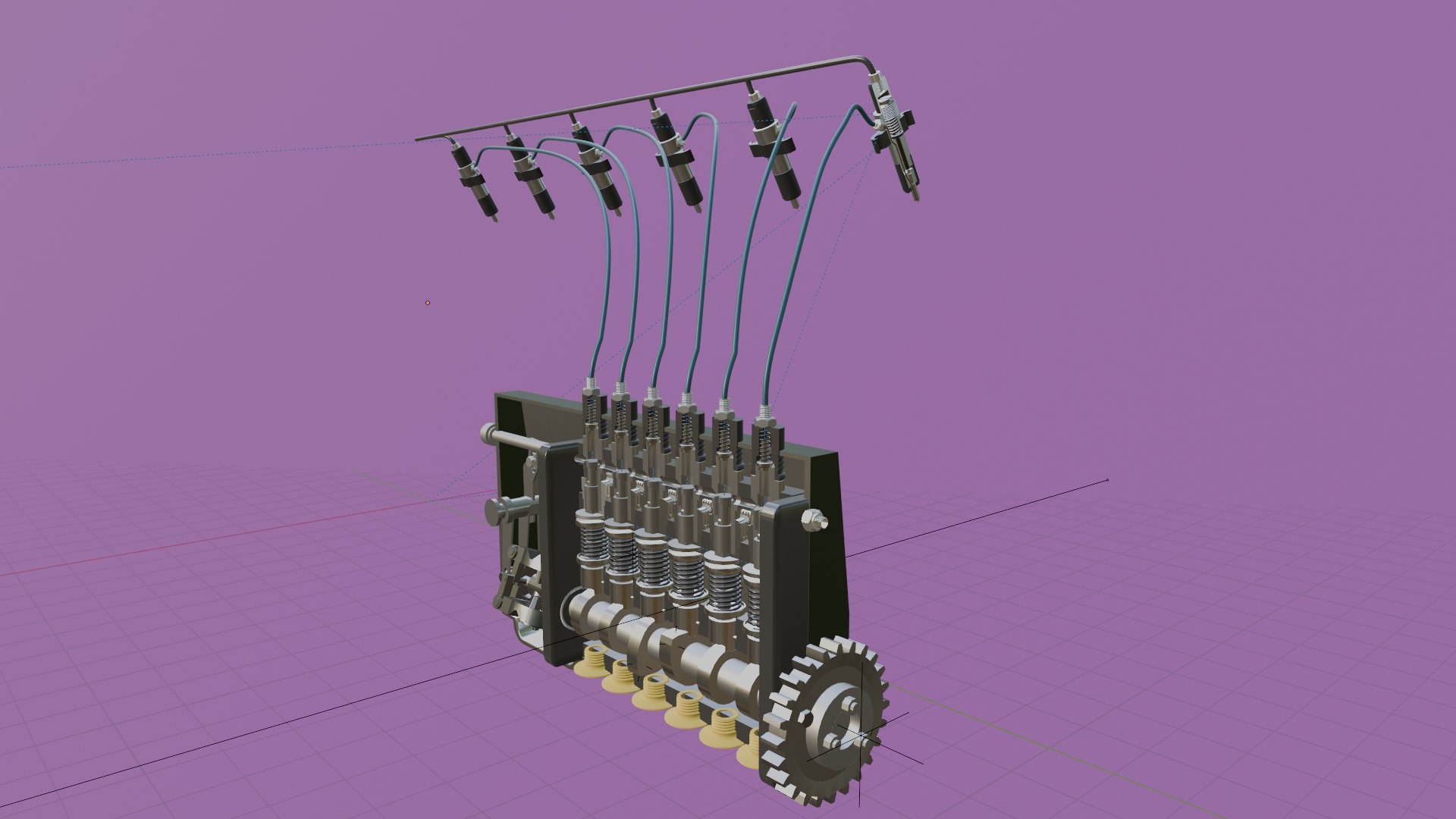 Helical Fuel Pump 3D Model - TurboSquid 2387729