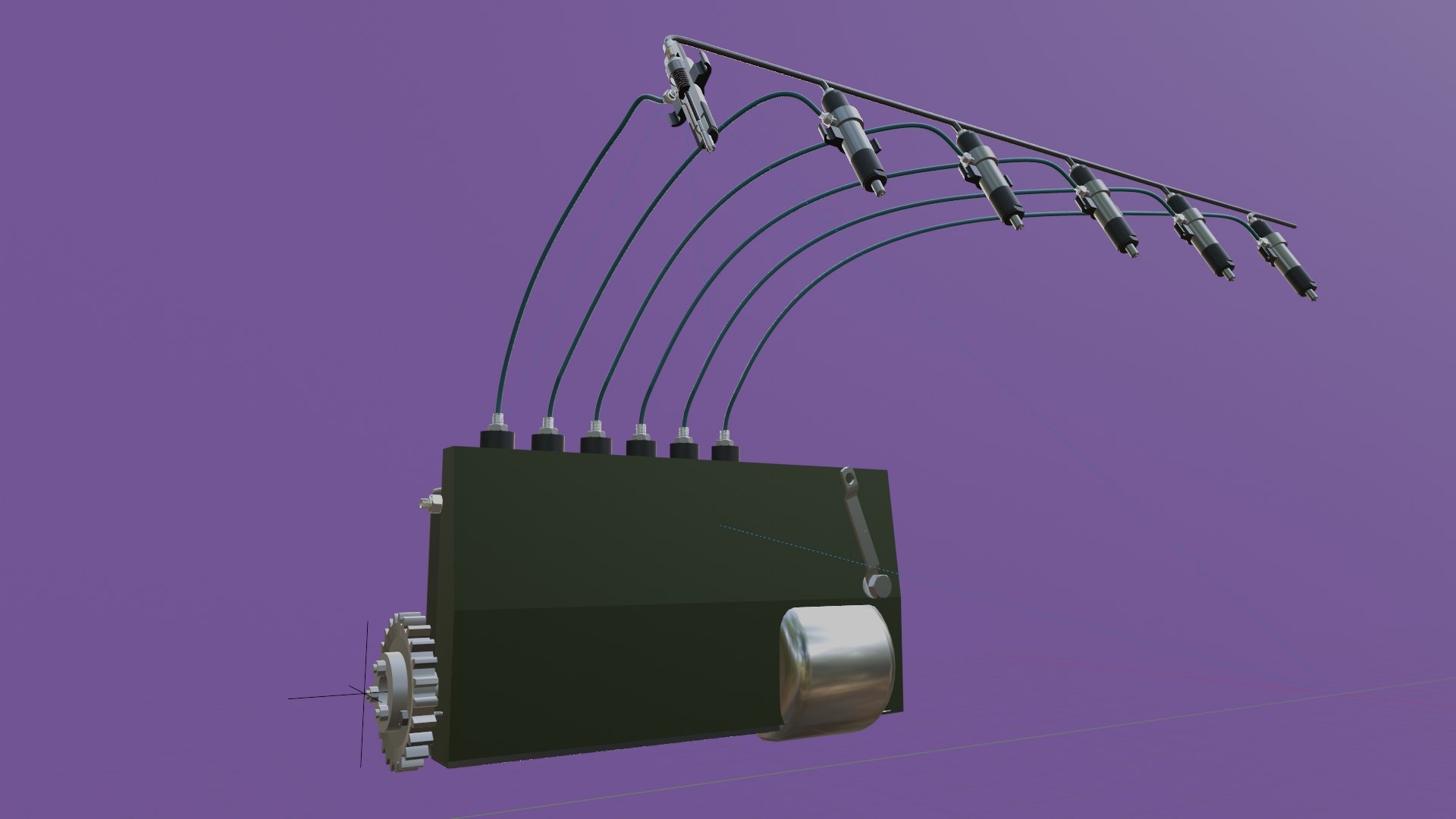 Helical Fuel Pump 3D Model - TurboSquid 2387729