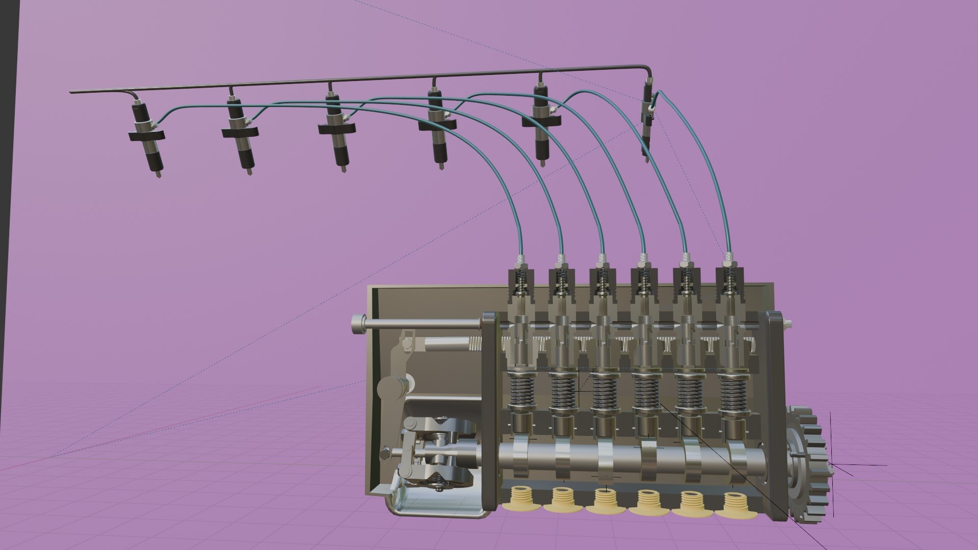 Helical Fuel Pump 3D Model - TurboSquid 2387729