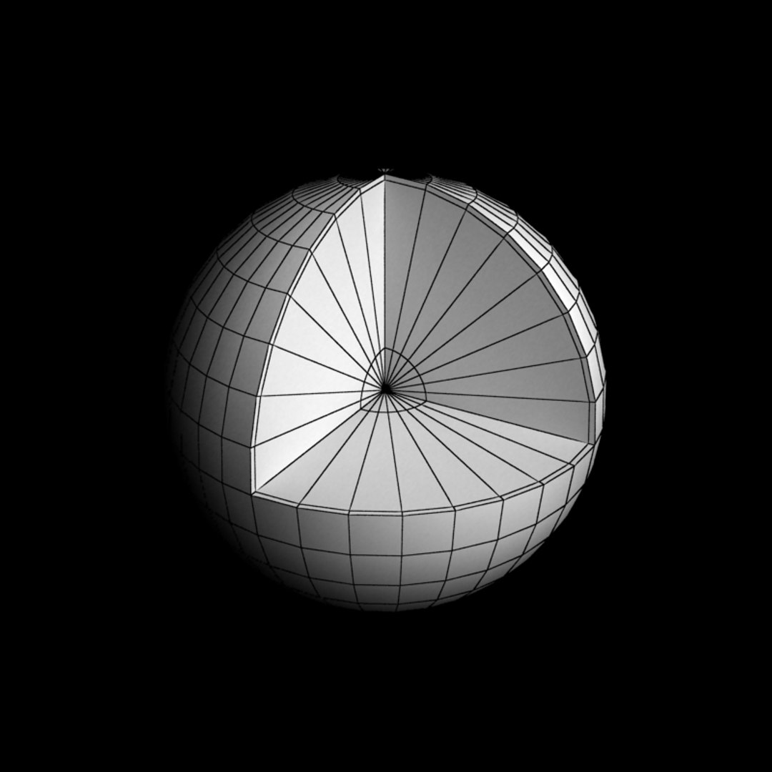 3d model pluto structure