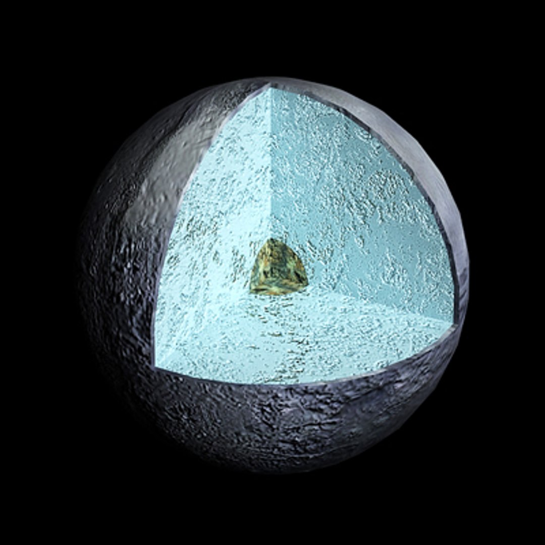 3d model pluto structure