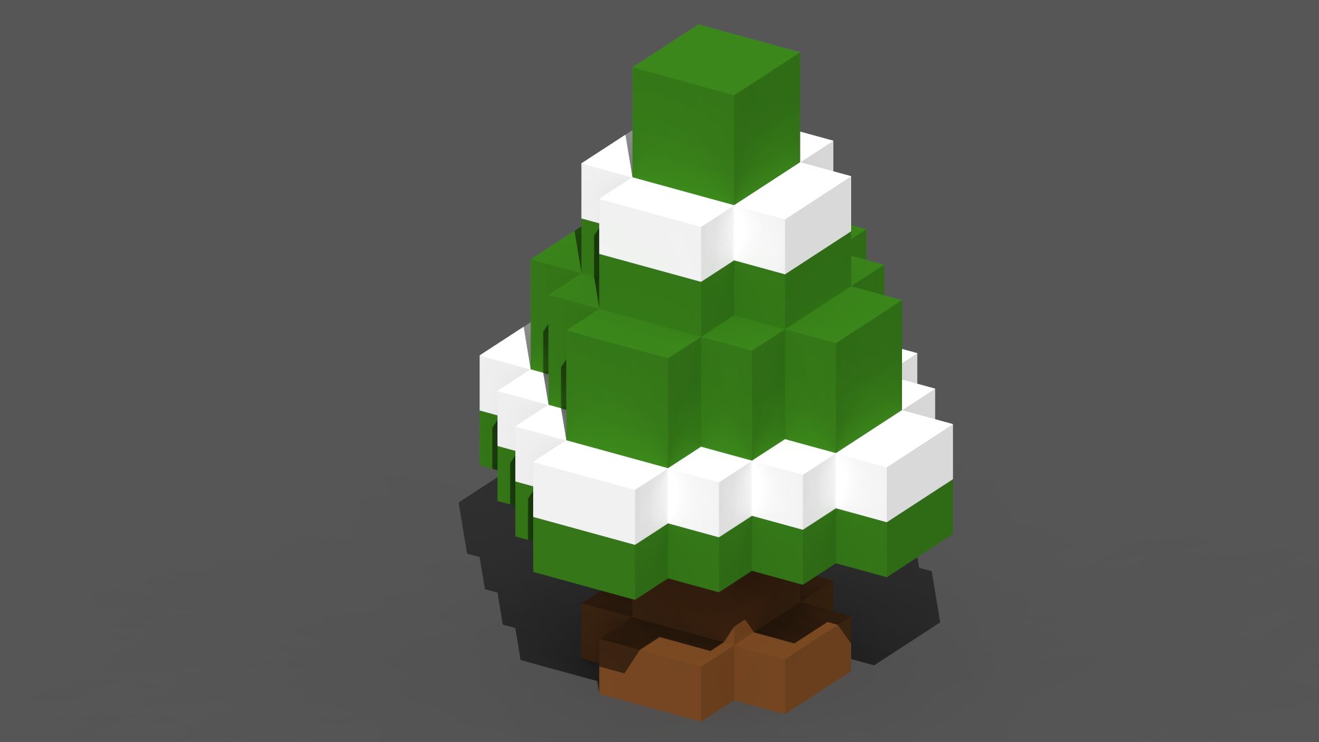 Voxel Tree 3D - TurboSquid 1351188