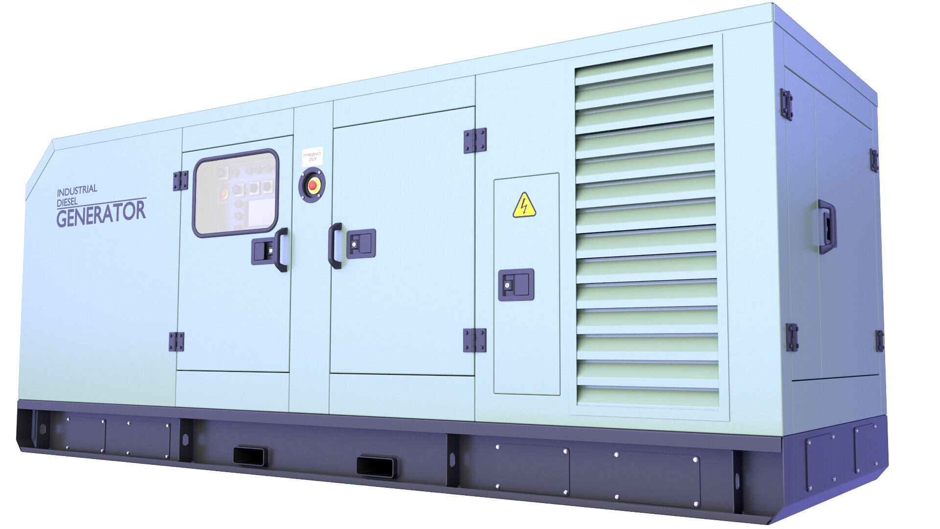 Industrial Diesel Power Generator 15 3D - TurboSquid 1980030