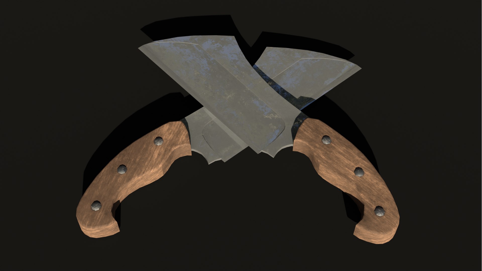 Lowpoly Cleaver 3d 3D Model - TurboSquid 1990533