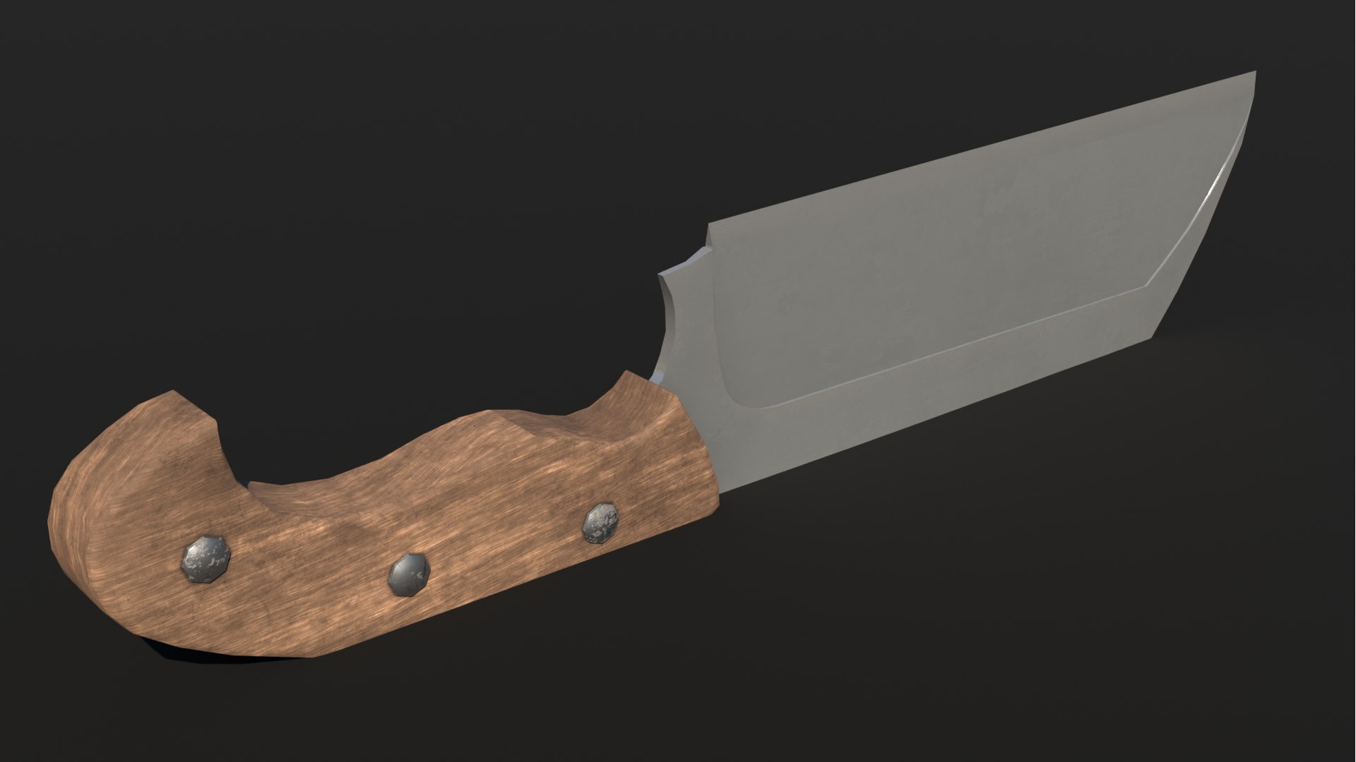Lowpoly Cleaver 3d 3D Model - TurboSquid 1990533