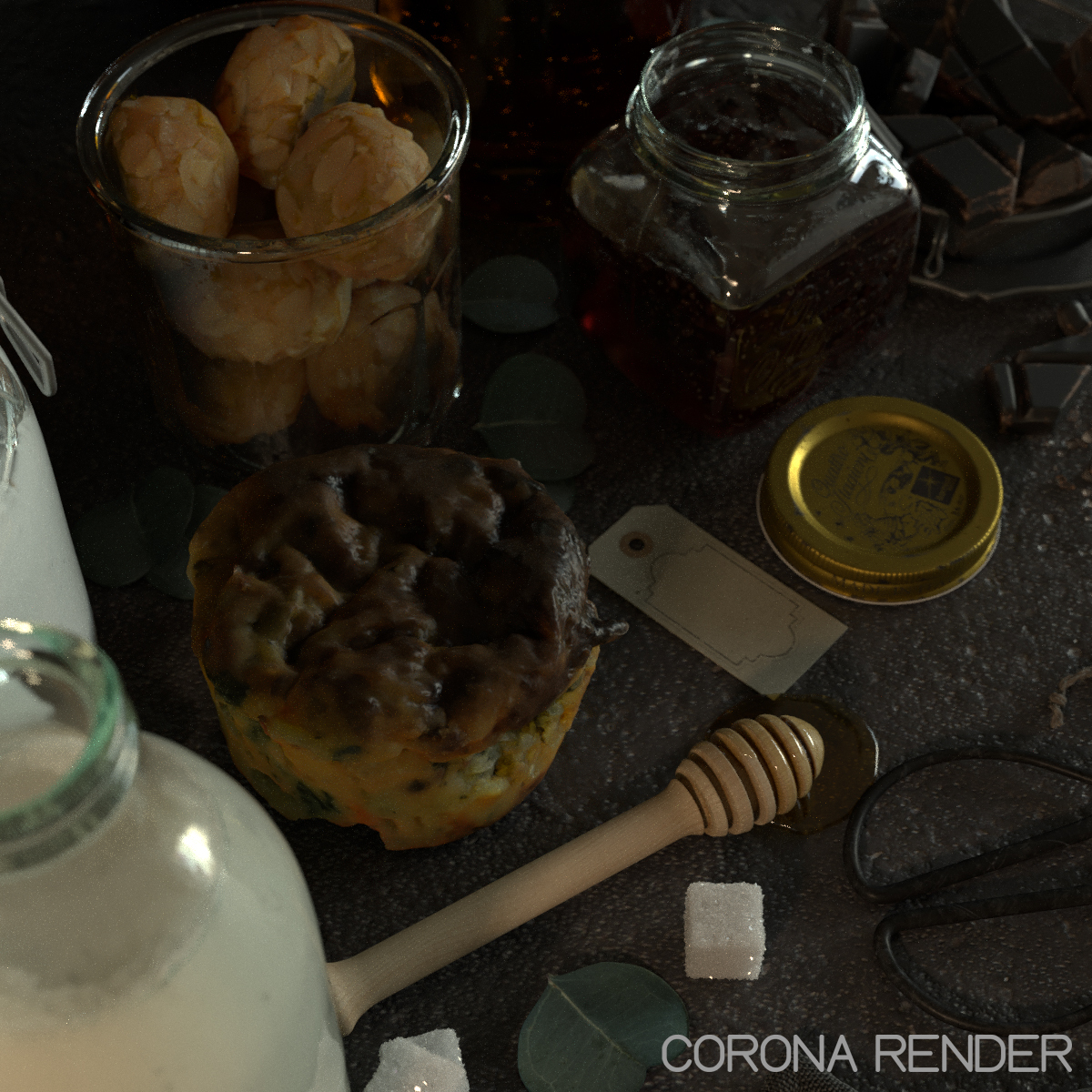 photorealistic scene 3d max