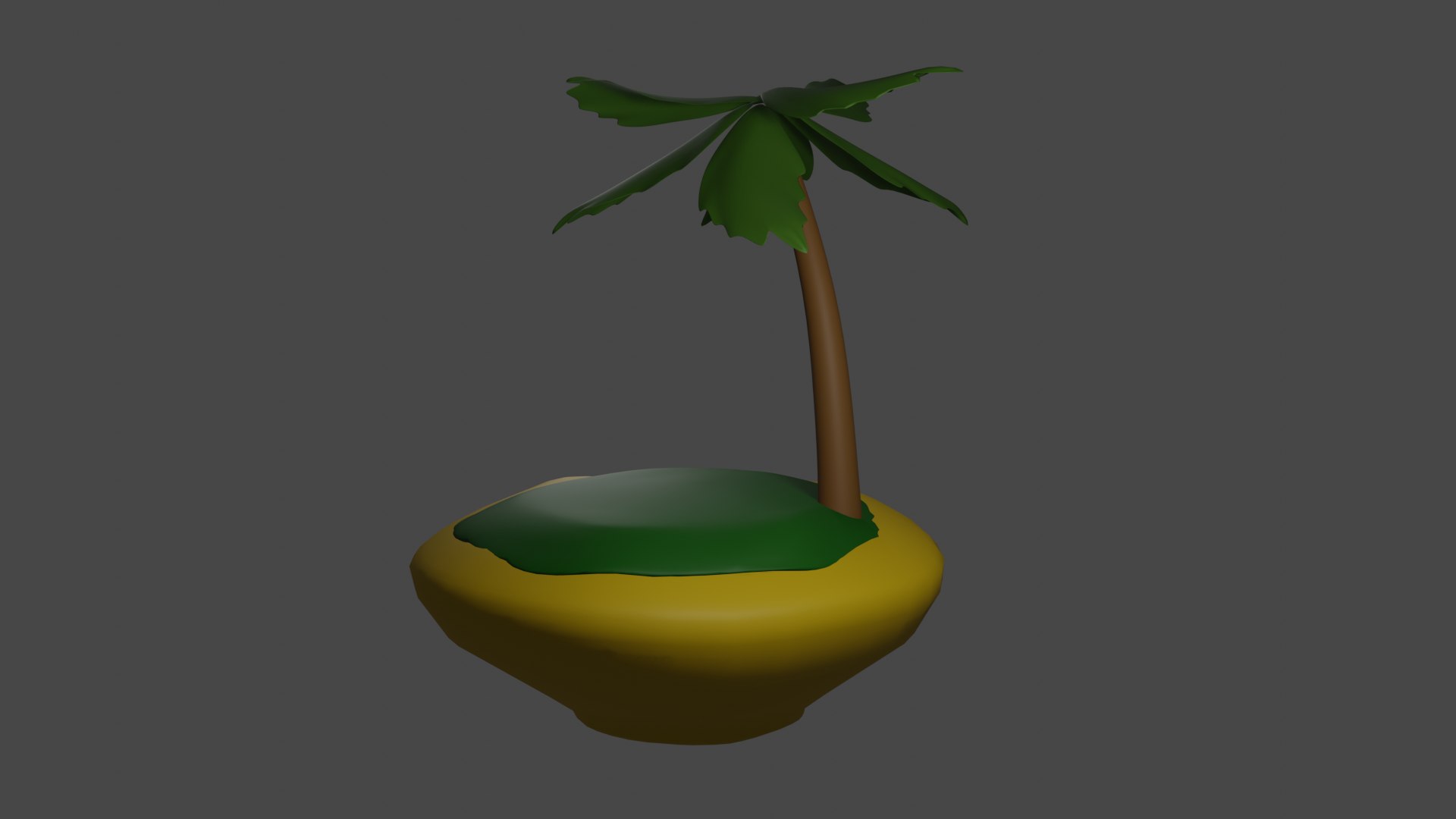 3D Model Low Poly Mini Island - TurboSquid 1955661