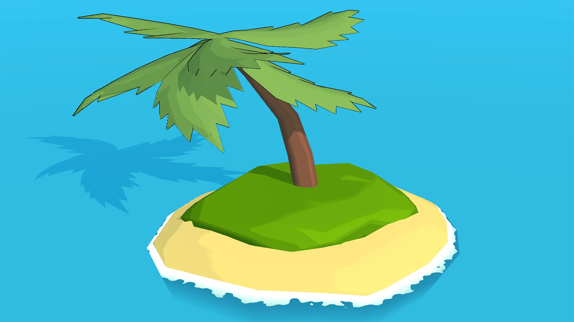 3D Model Low Poly Mini Island - TurboSquid 1955661
