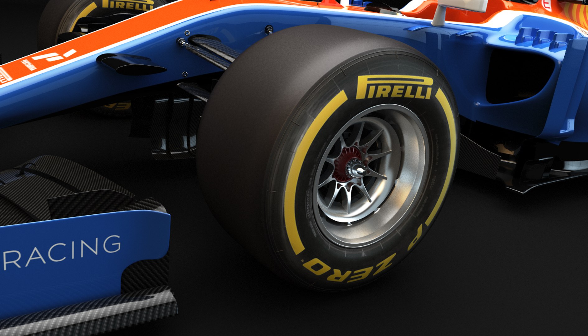 3d F1 Manor Racing Mrt05 Model