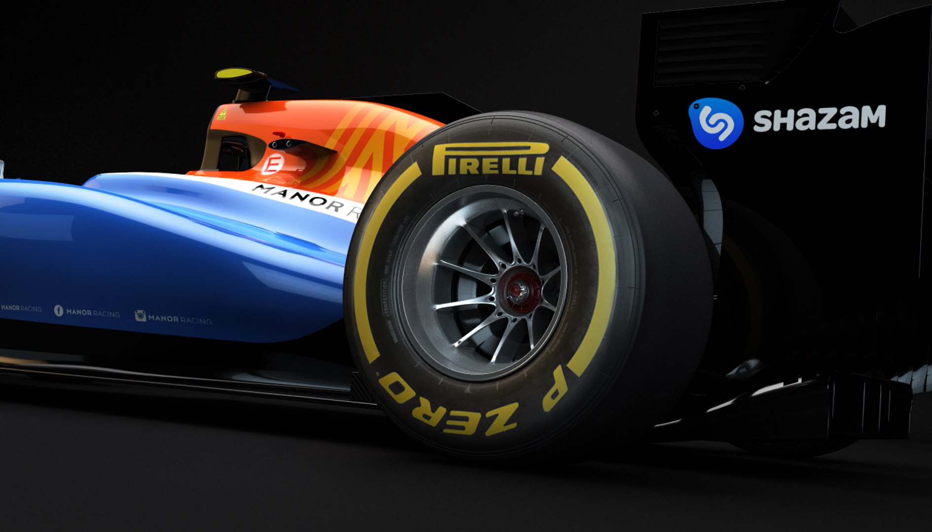 3d F1 Manor Racing Mrt05 Model