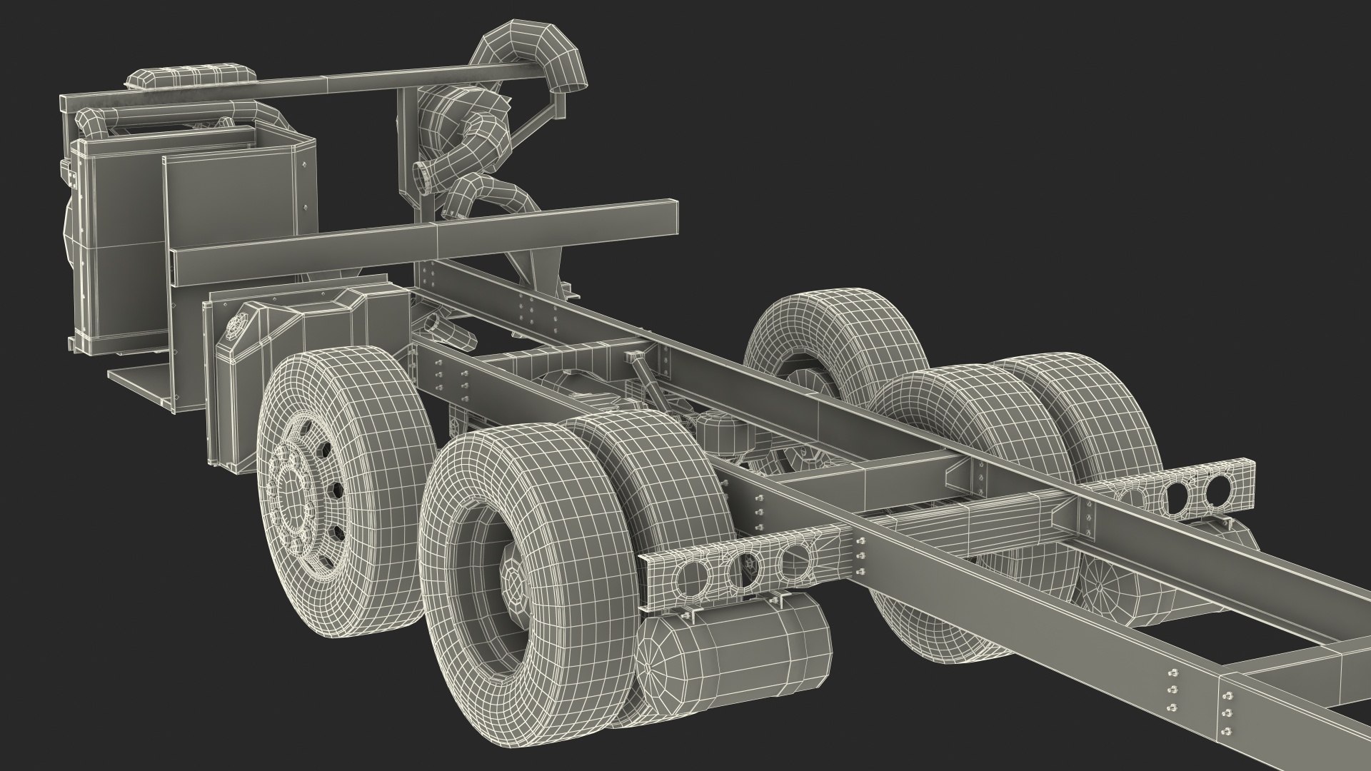 9900 Bus Chassis 3D Model - TurboSquid 1566472