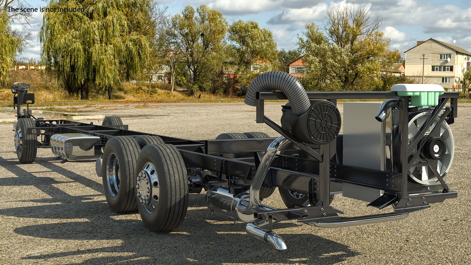 9900 Bus Chassis 3D Model - TurboSquid 1566472
