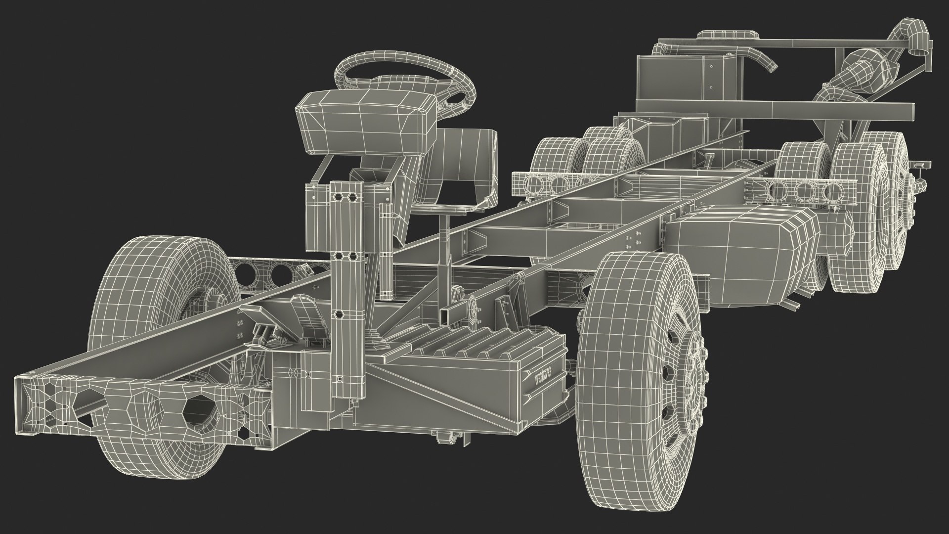 9900 Bus Chassis 3D Model - TurboSquid 1566472