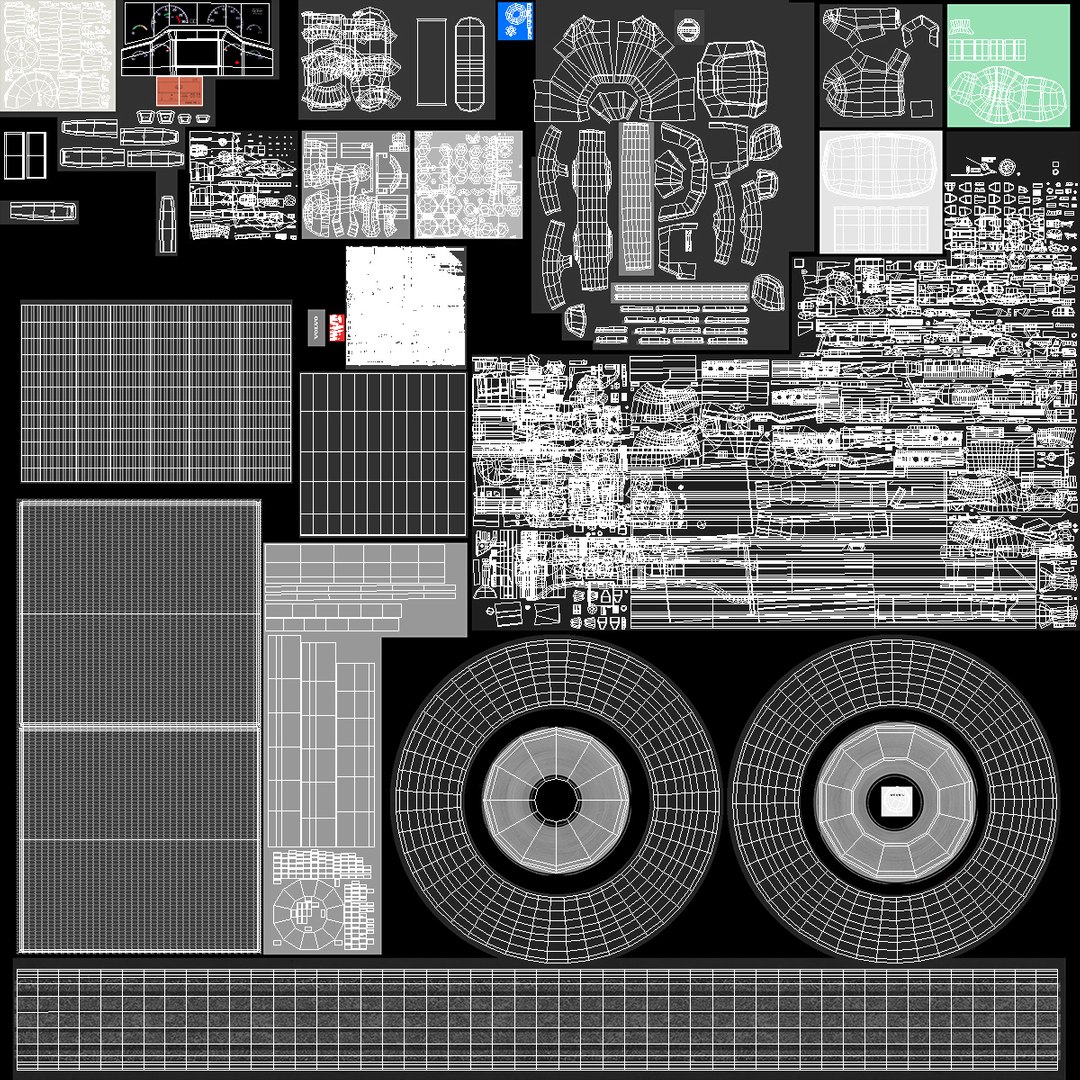 9900 bus chassis 3D model - TurboSquid 1566472