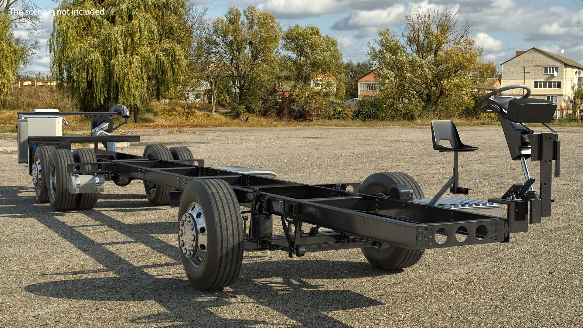 9900 Bus Chassis 3D Model - TurboSquid 1566472