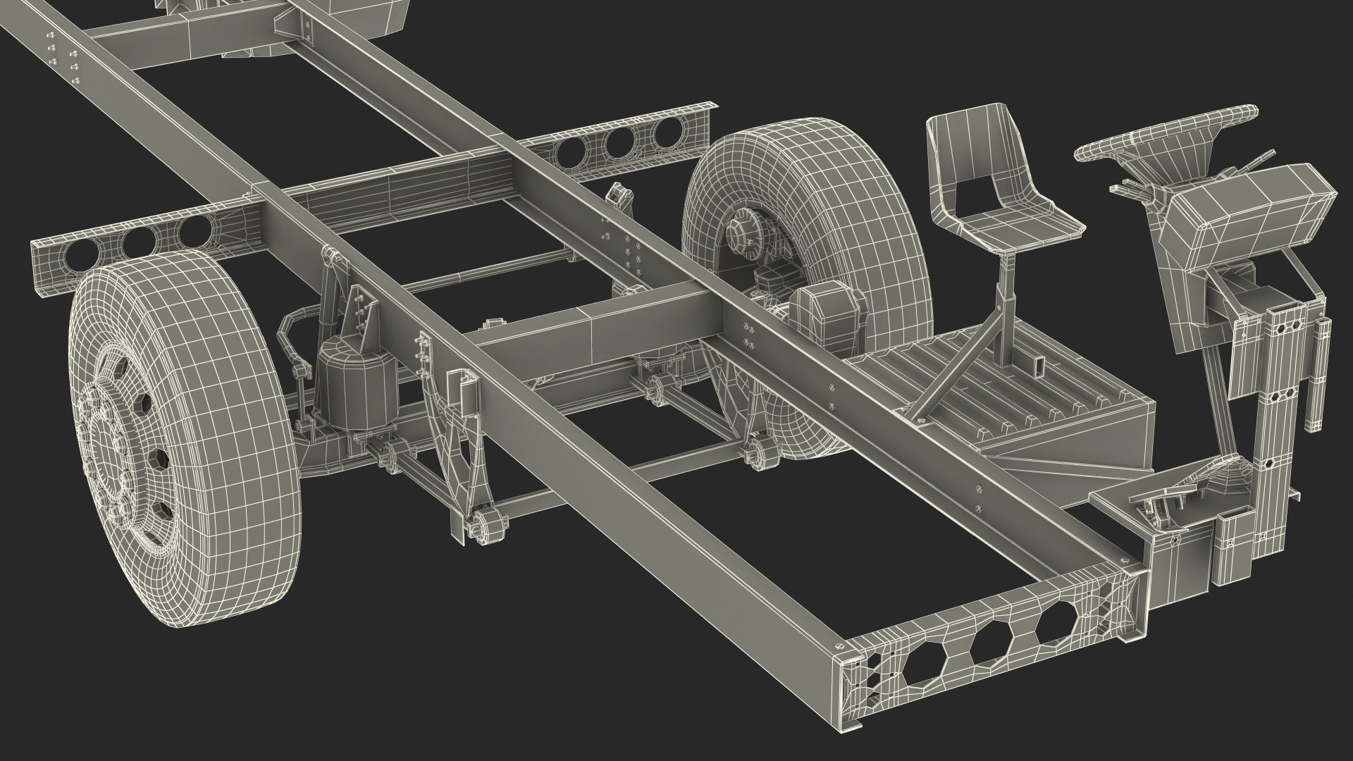 9900 Bus Chassis 3D Model - TurboSquid 1566472