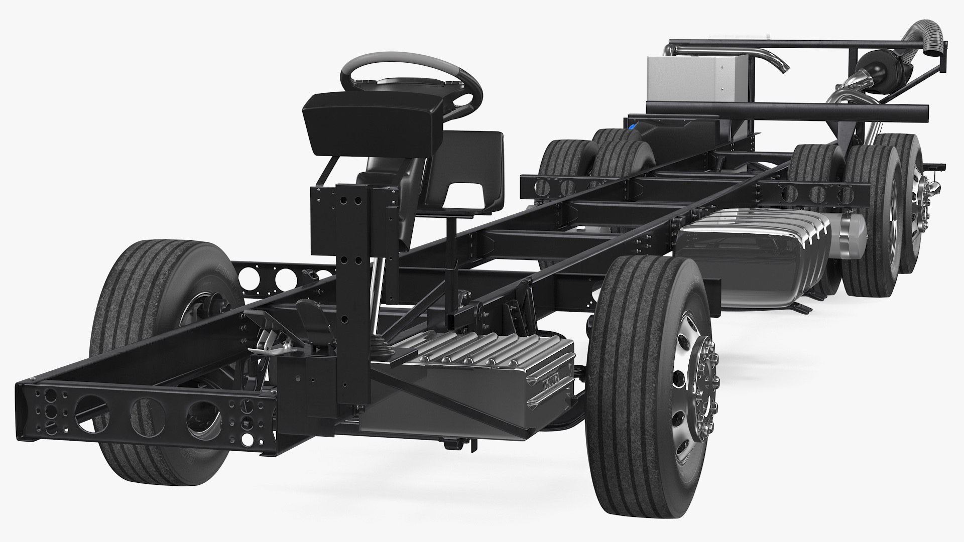 9900 bus chassis 3D model - TurboSquid 1566472
