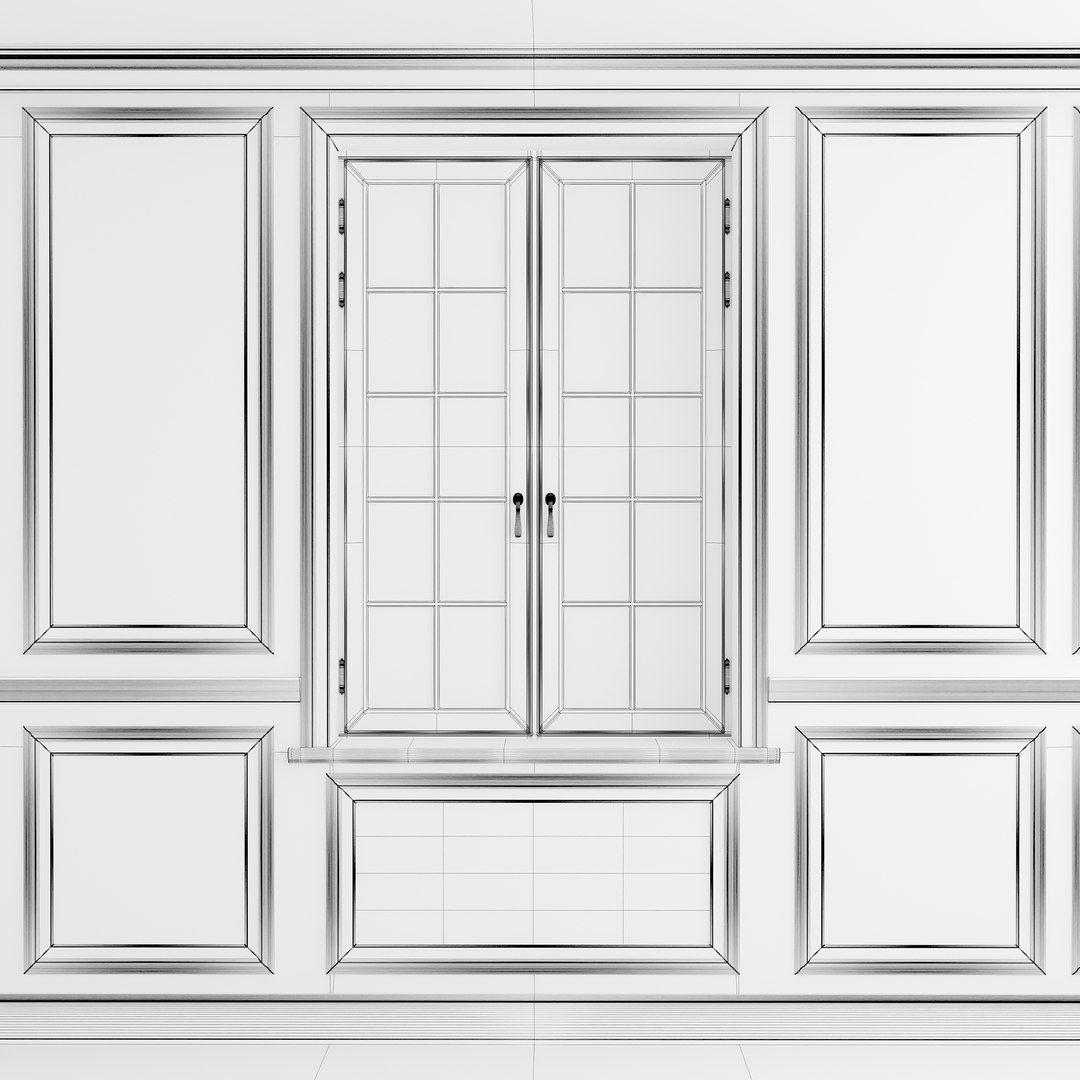 Classic window 2 model - TurboSquid 2179814