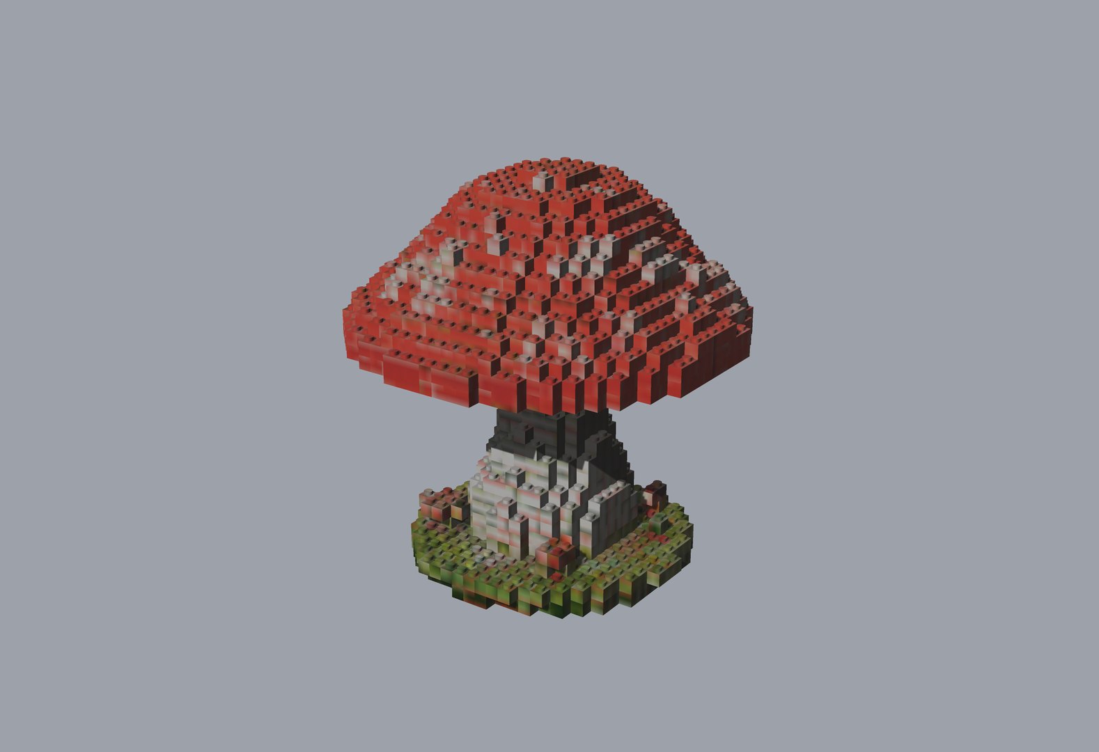 Lego Mushroom 3D Model - TurboSquid 2333642