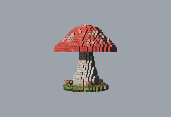 modelo 3d Hongo Lego - TurboSquid 2333642