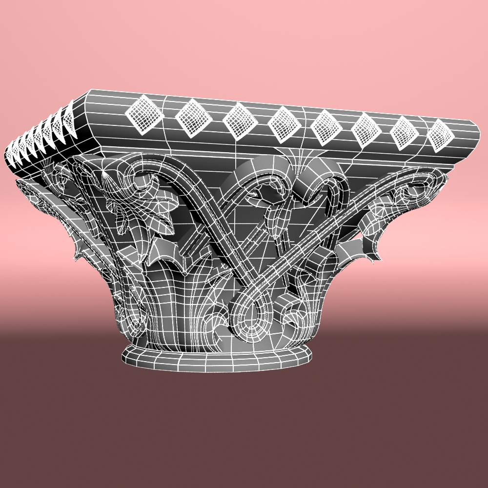 classic corinthian colum 3d model
