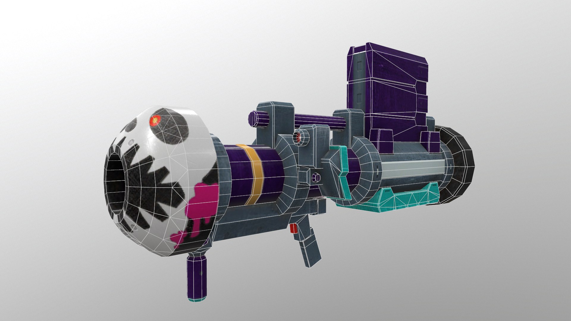 3D Rocket Launcher Level 2 - TurboSquid 2186839