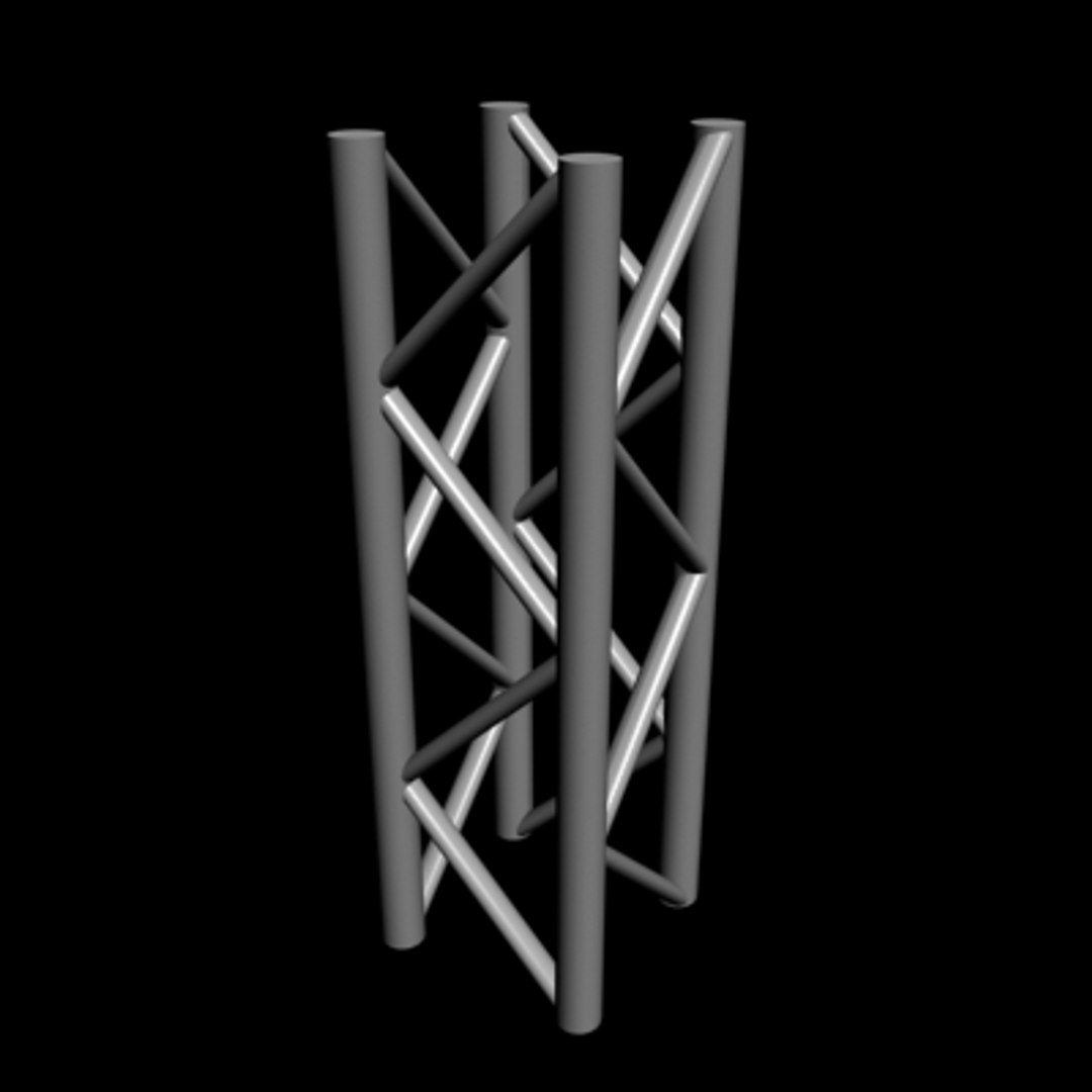 Free 3ds Model Steel Truss