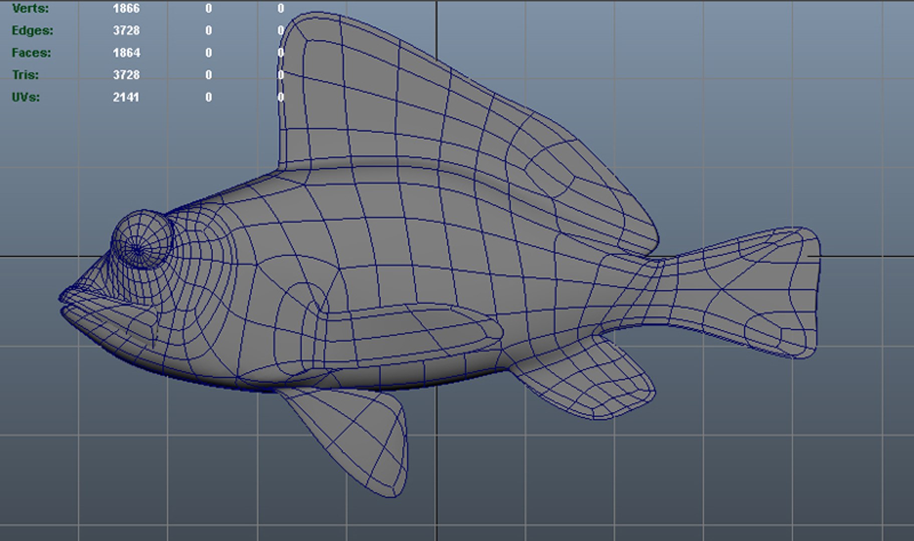 3d spotback scorpionfish model