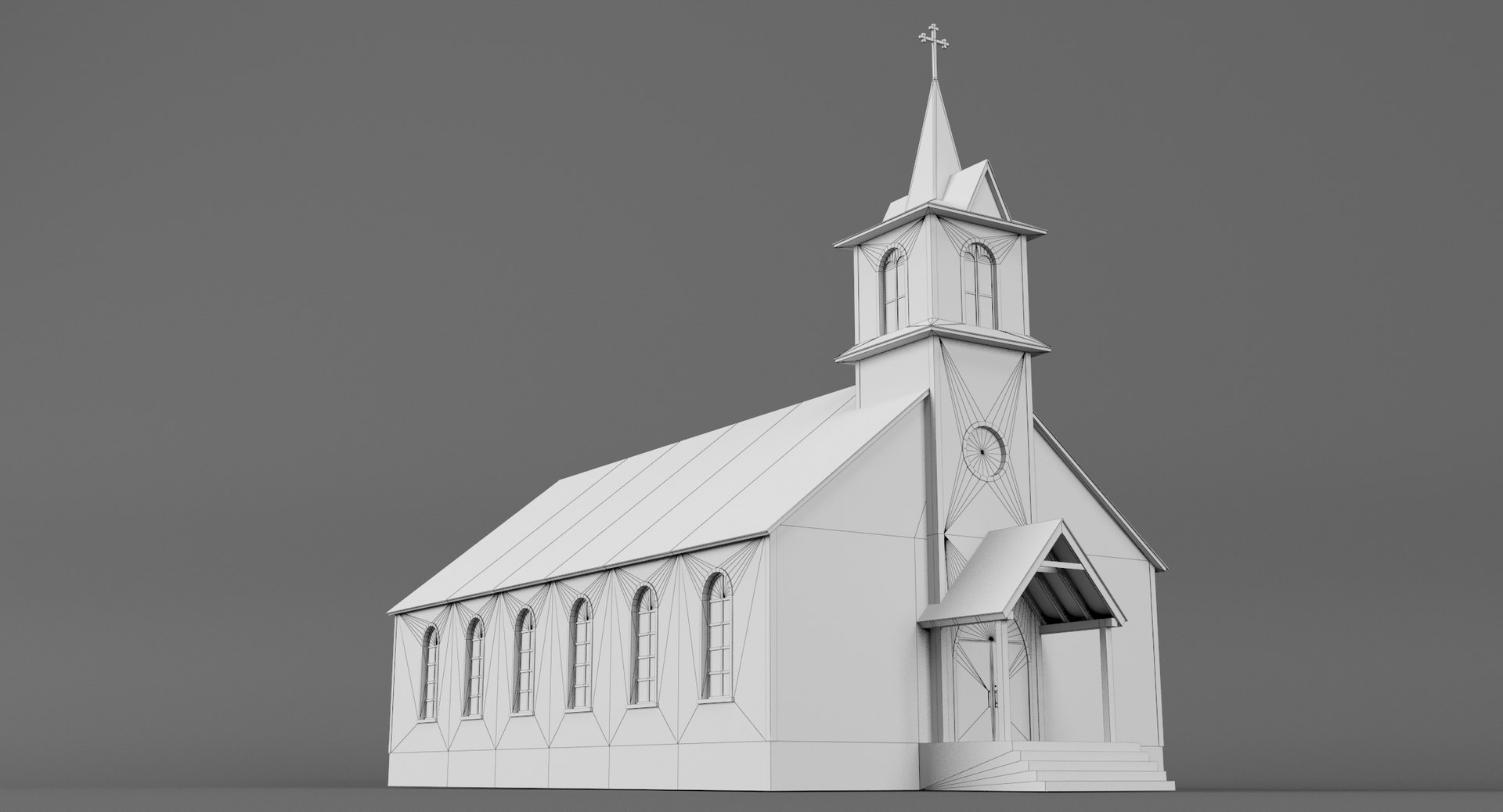 Chapel Church 3D - TurboSquid 1302708