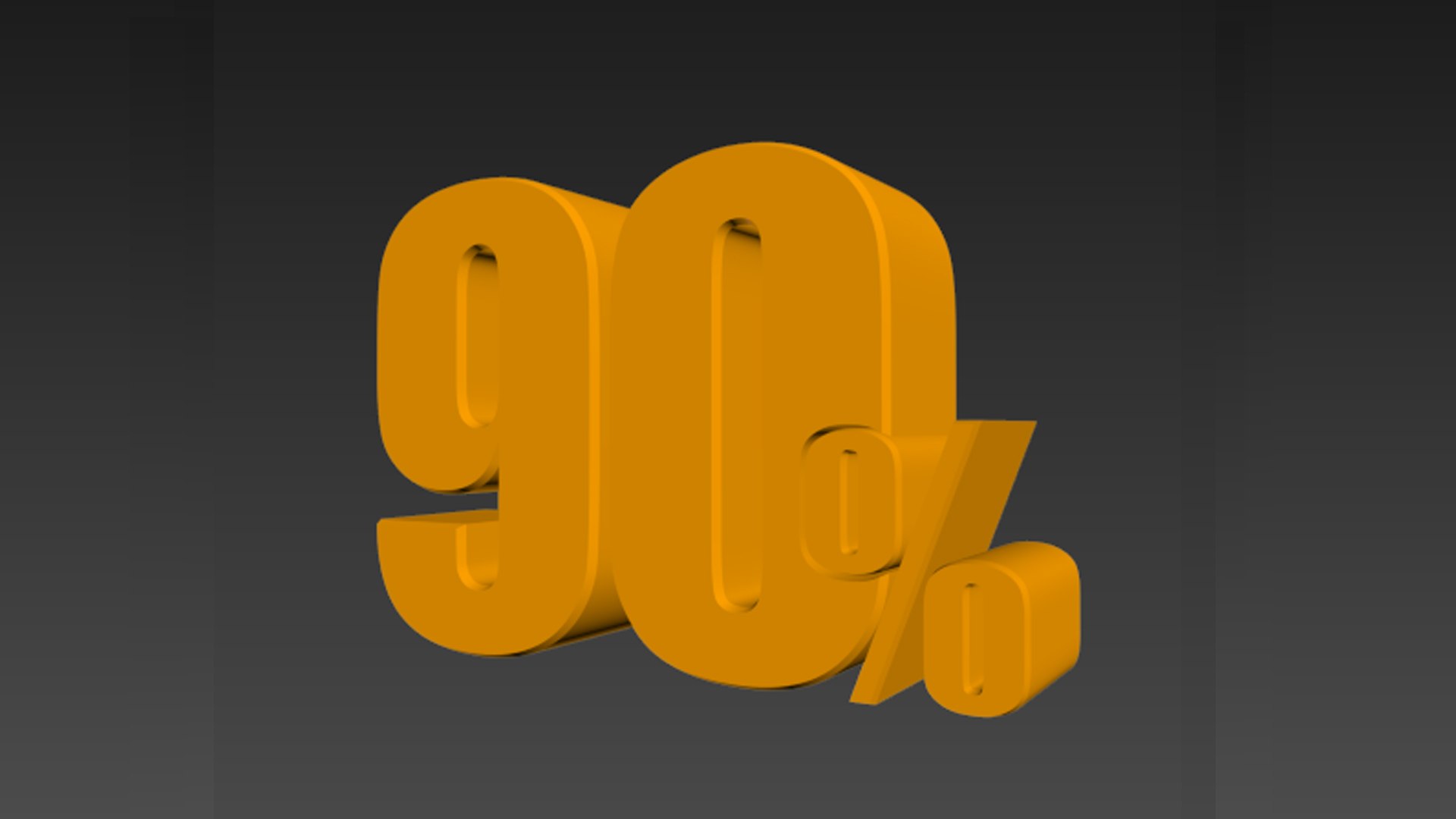 3D Model 90 Percent - TurboSquid 1819206