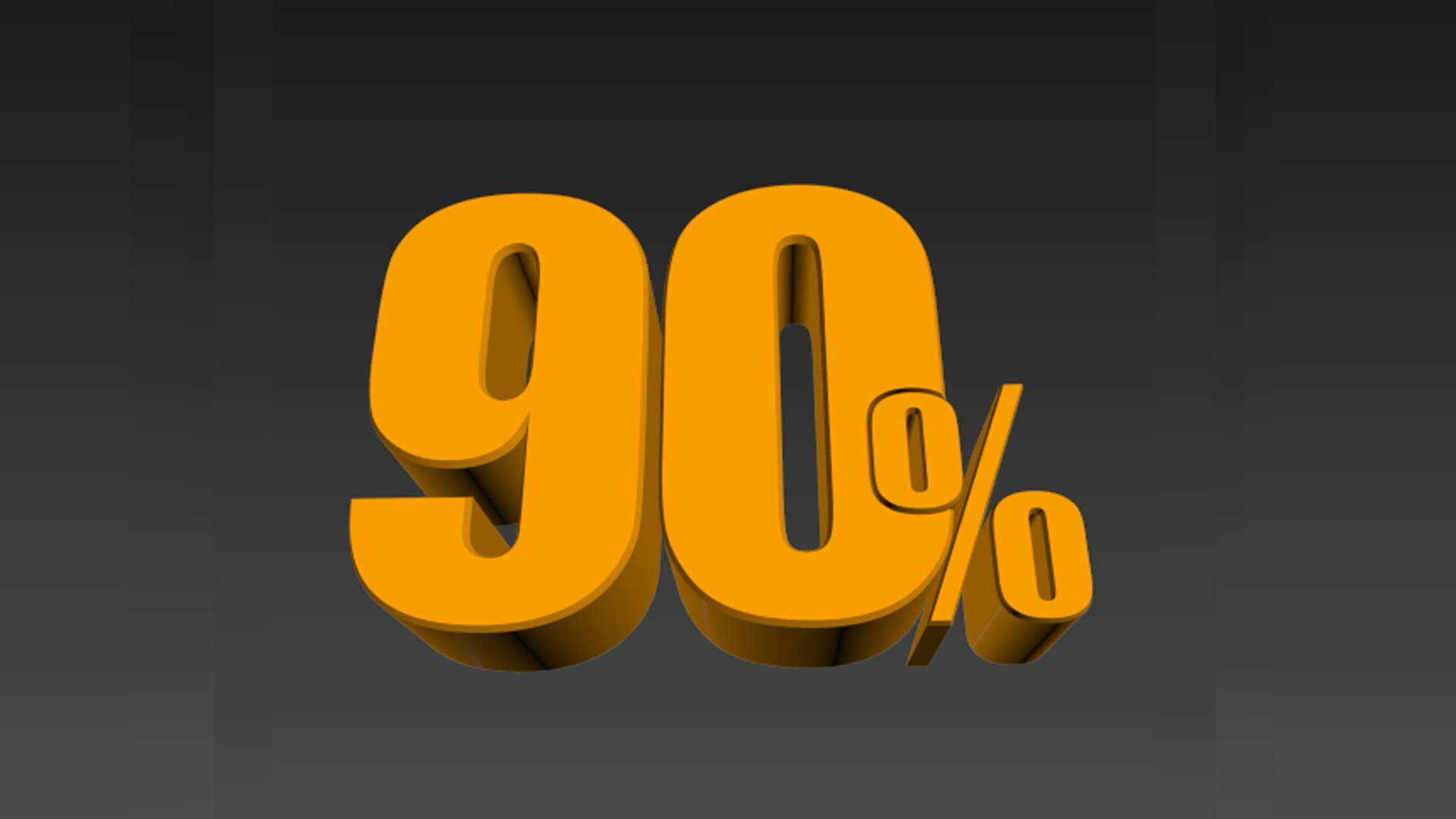 3D Model 90 Percent - TurboSquid 1819206