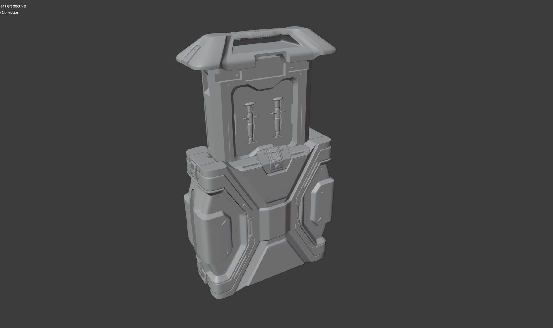 Box Sci Fi 3D Model - TurboSquid 1685818