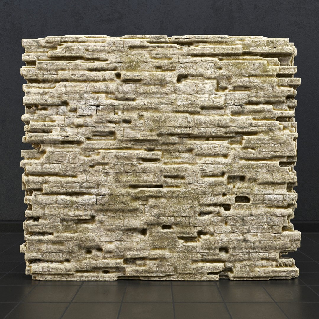 Stone Panel 3d Model