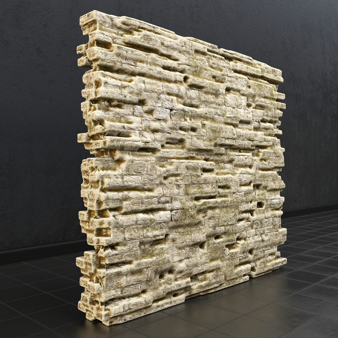 Stone Panel 3d Model