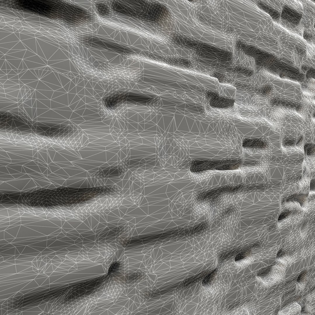 Stone Panel 3d Model