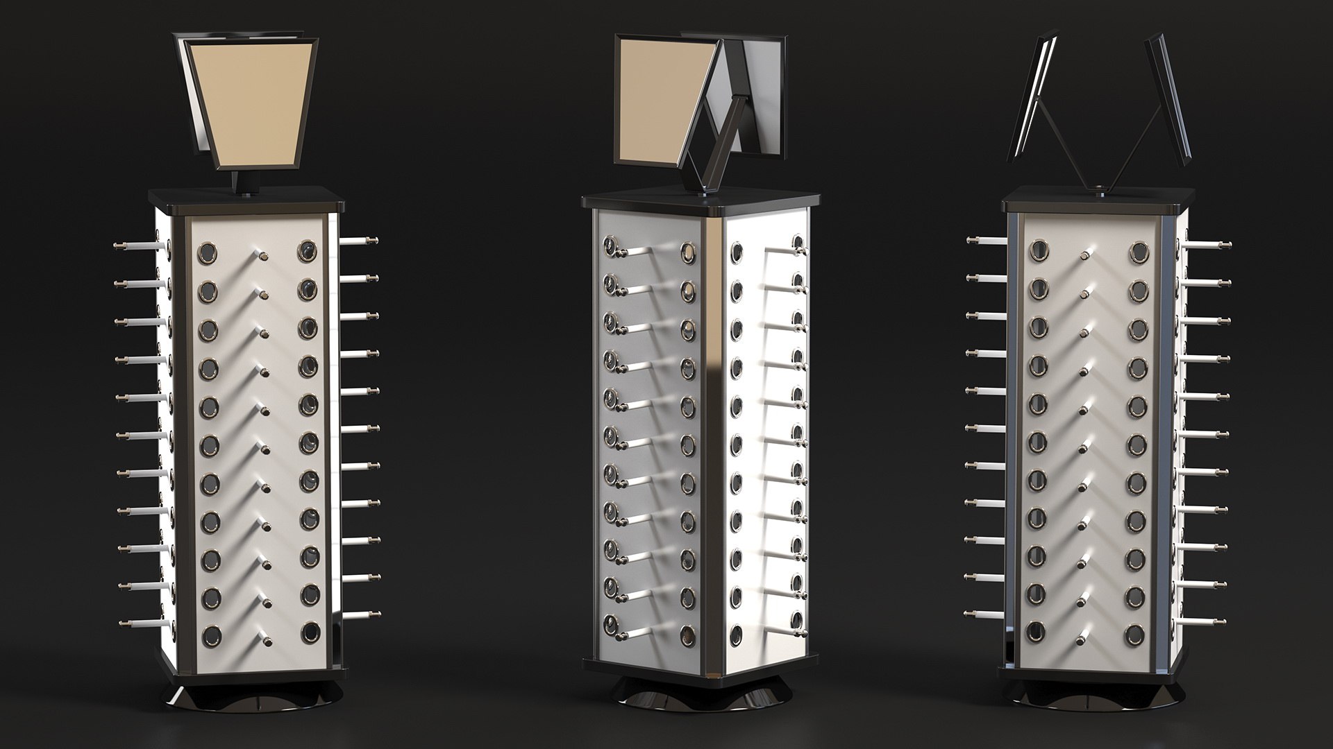 Stand Showcase For Glasses Type Five 3D Model - TurboSquid 2003941