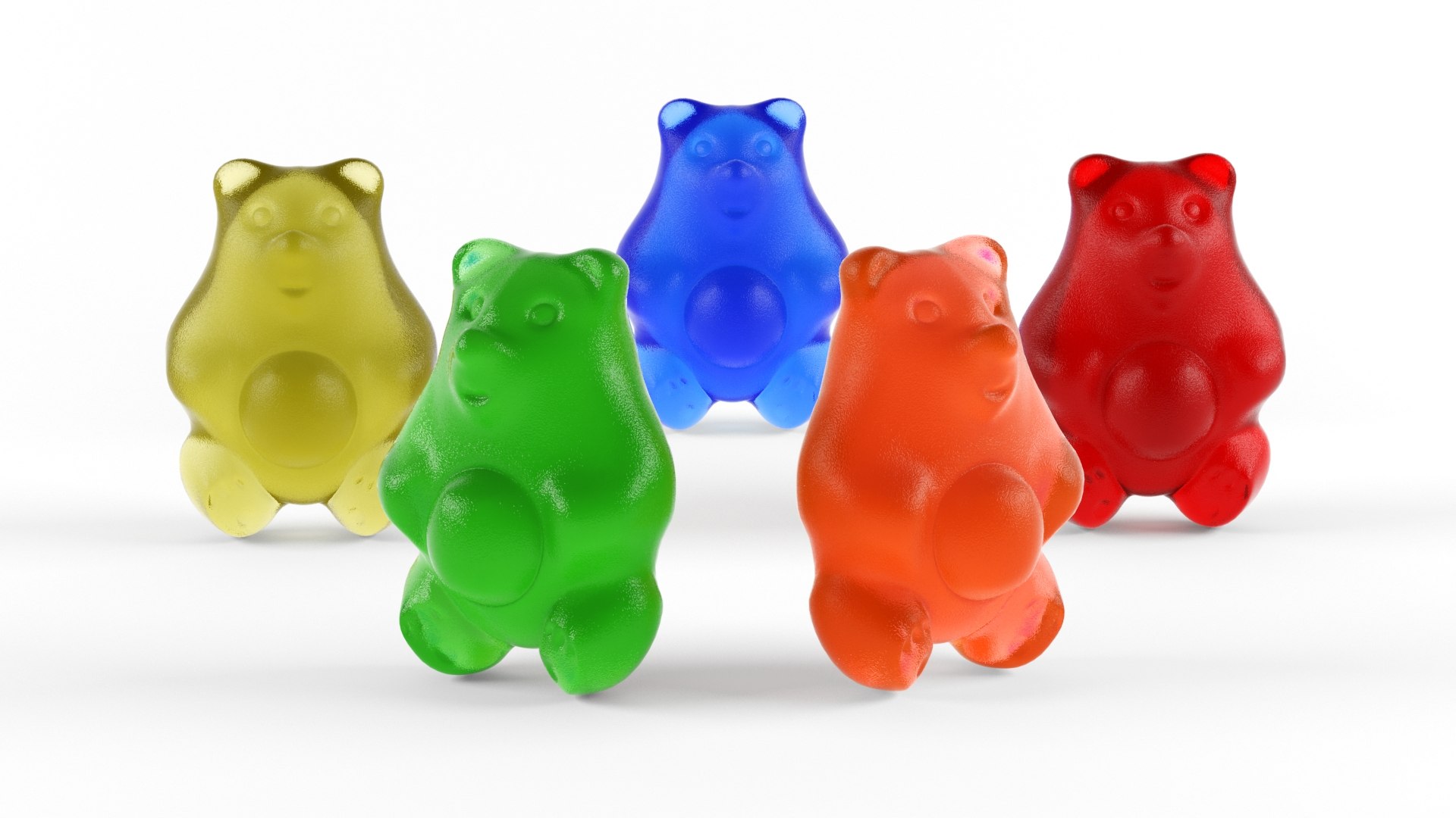 Gummy Bear 3D Model - TurboSquid 1887802