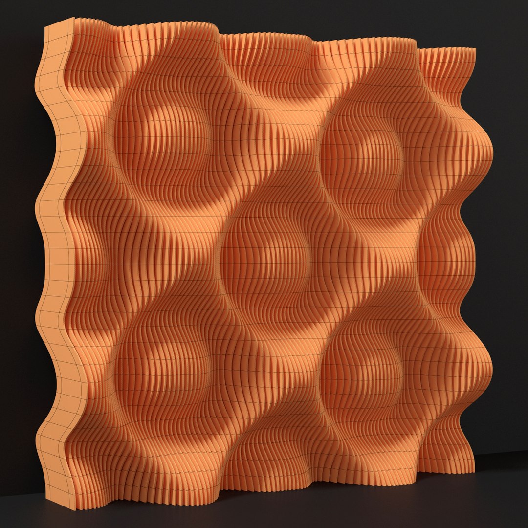 Parametric Wood Panel 3D Model - TurboSquid 1514014