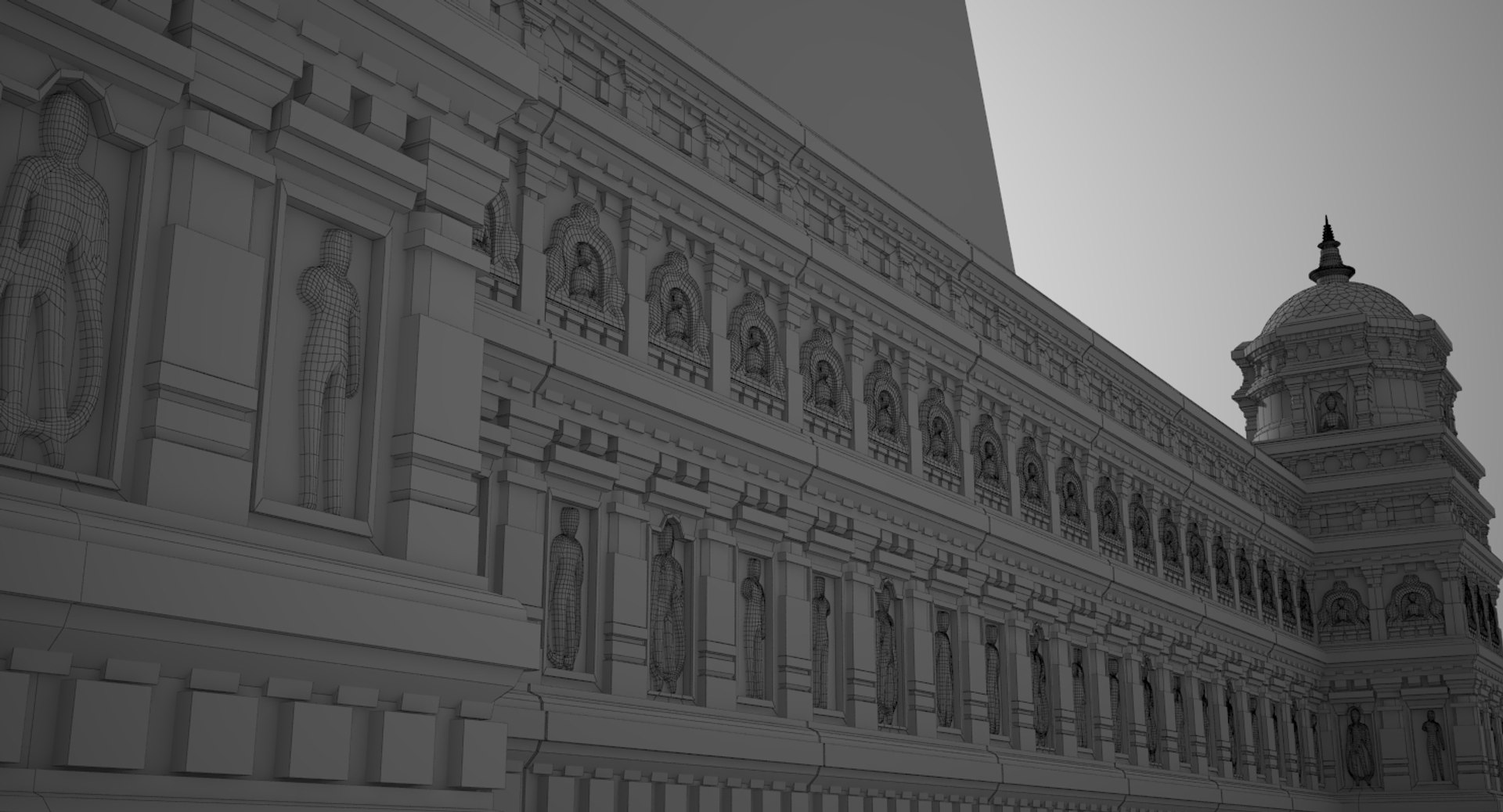 3D nalanda buddhist pagoda | 1148818 | TurboSquid