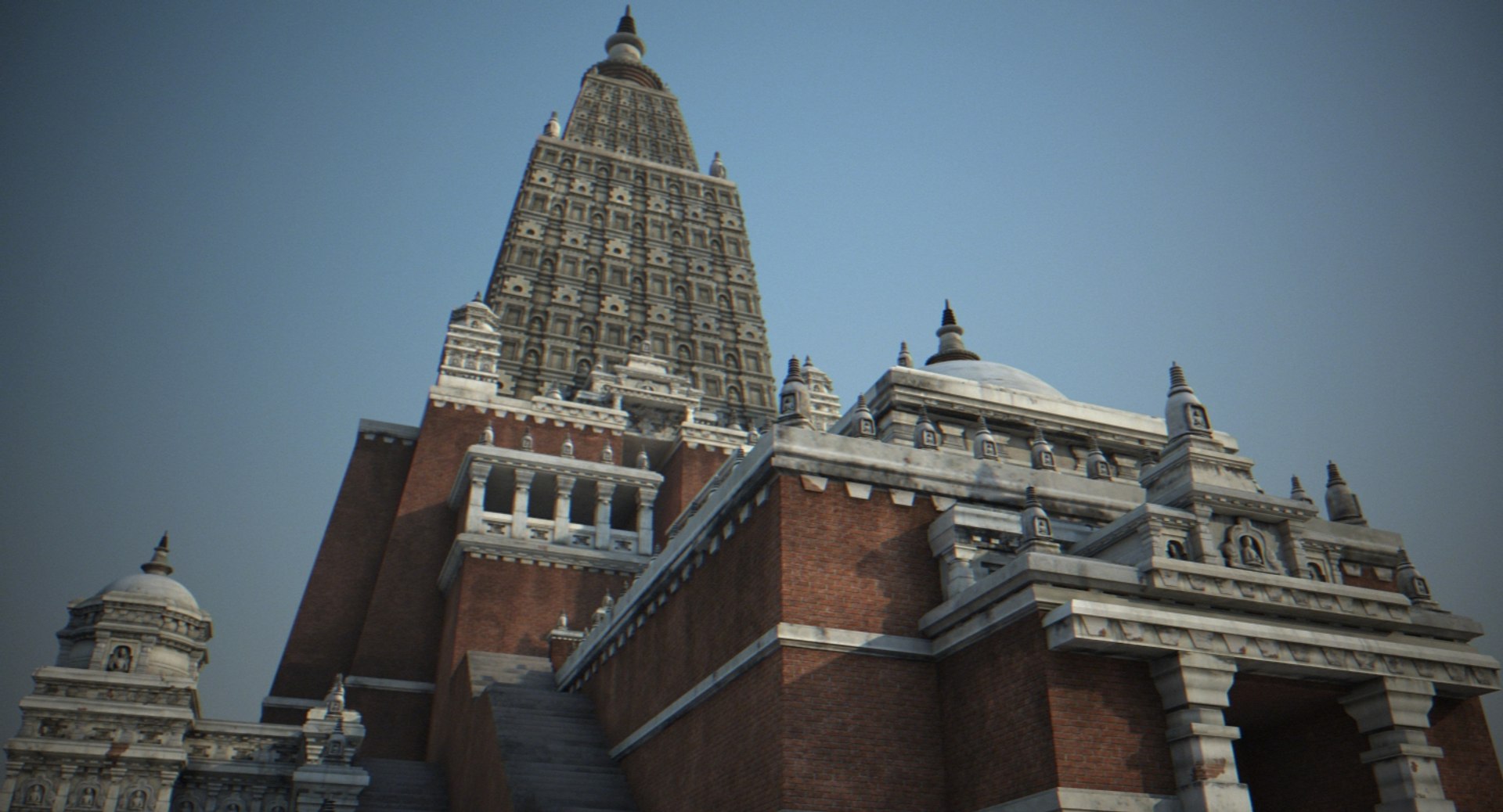 3D Nalanda Buddhist Pagoda | 1148818 | TurboSquid