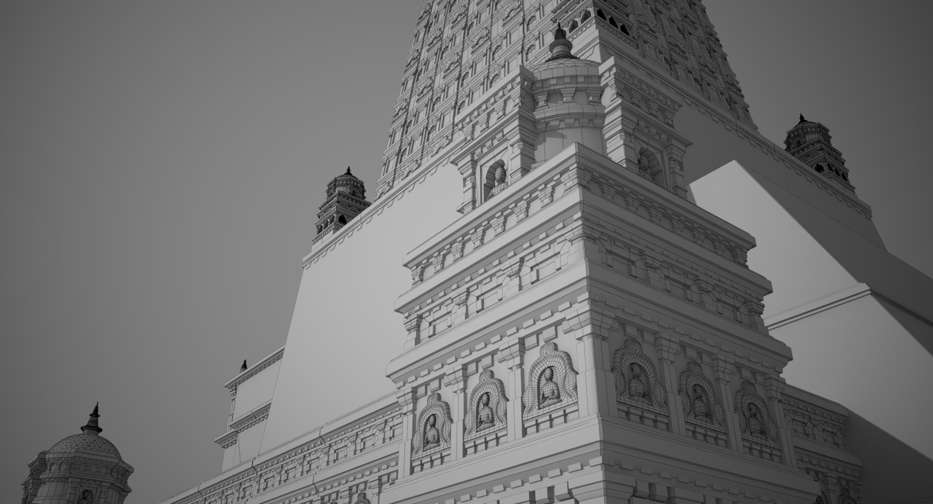 3D nalanda buddhist pagoda | 1148818 | TurboSquid