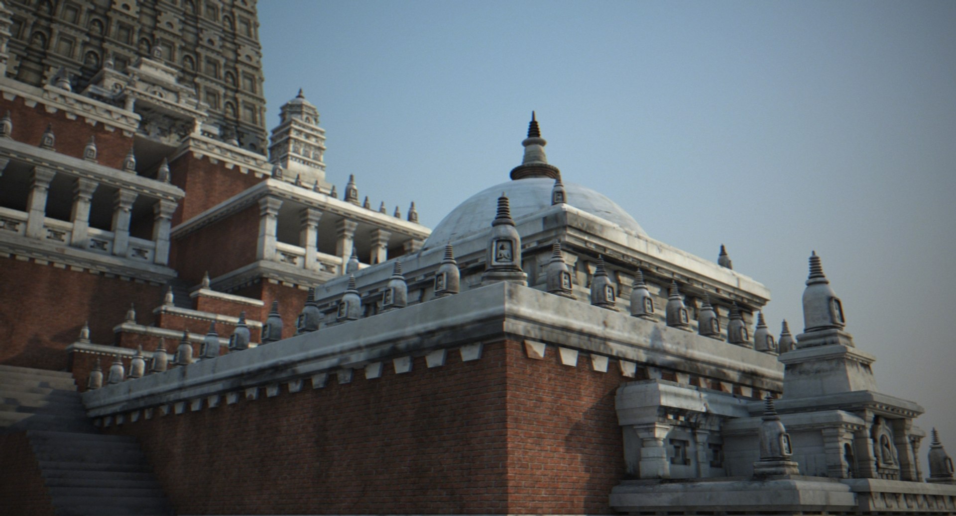 3D Nalanda Buddhist Pagoda | 1148818 | TurboSquid