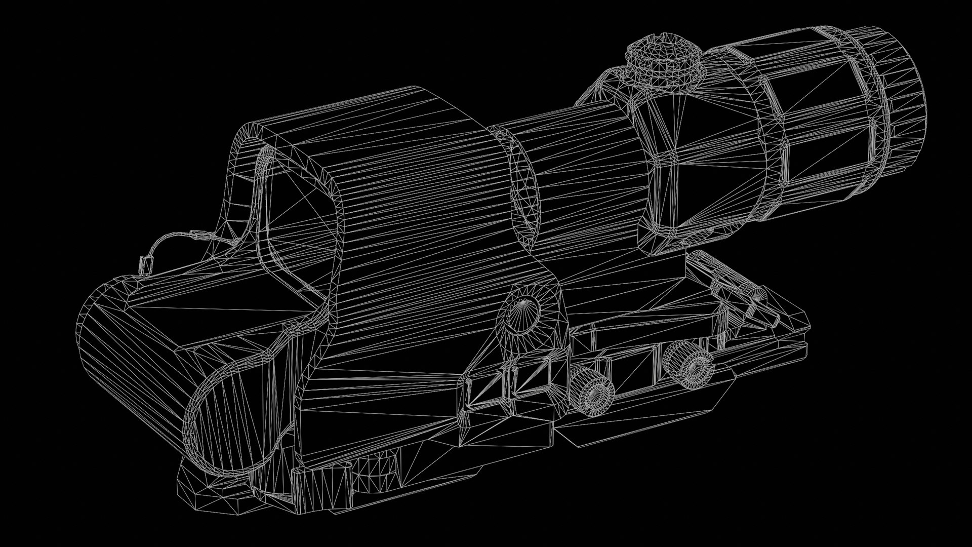 3D Eotech EXPS3 Holographic With Wilcox Riser Mount Model - TurboSquid ...