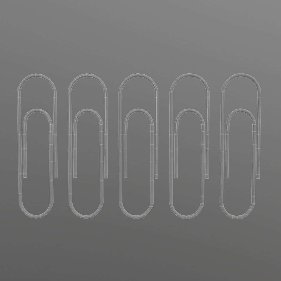 3D Paper Clip model - TurboSquid 1882729